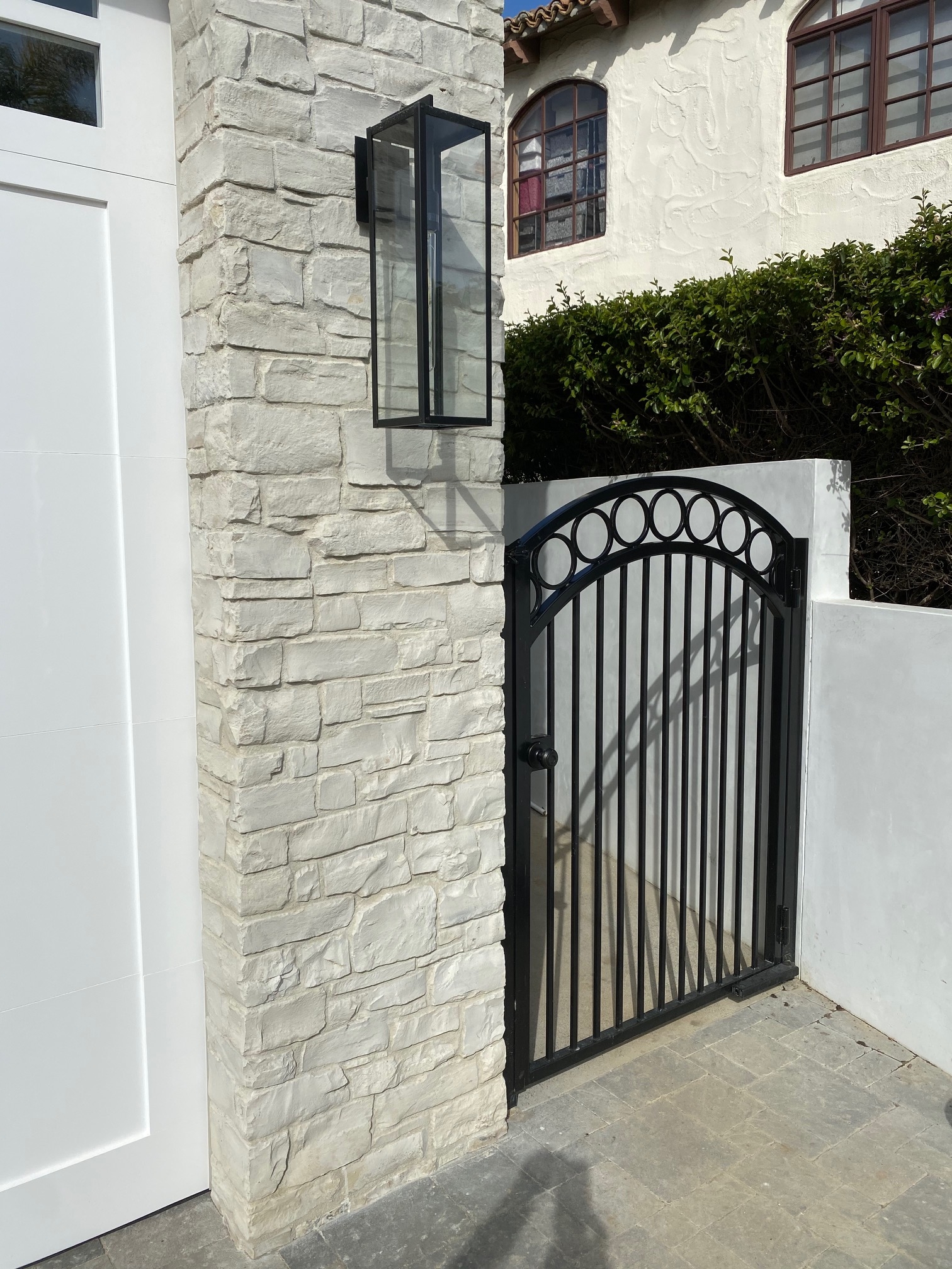 Powder coated automatic gate